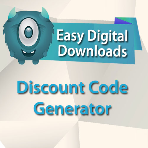Easy Digital Downloads Discount Code Generator Version 1.2.0 | GPL Guru